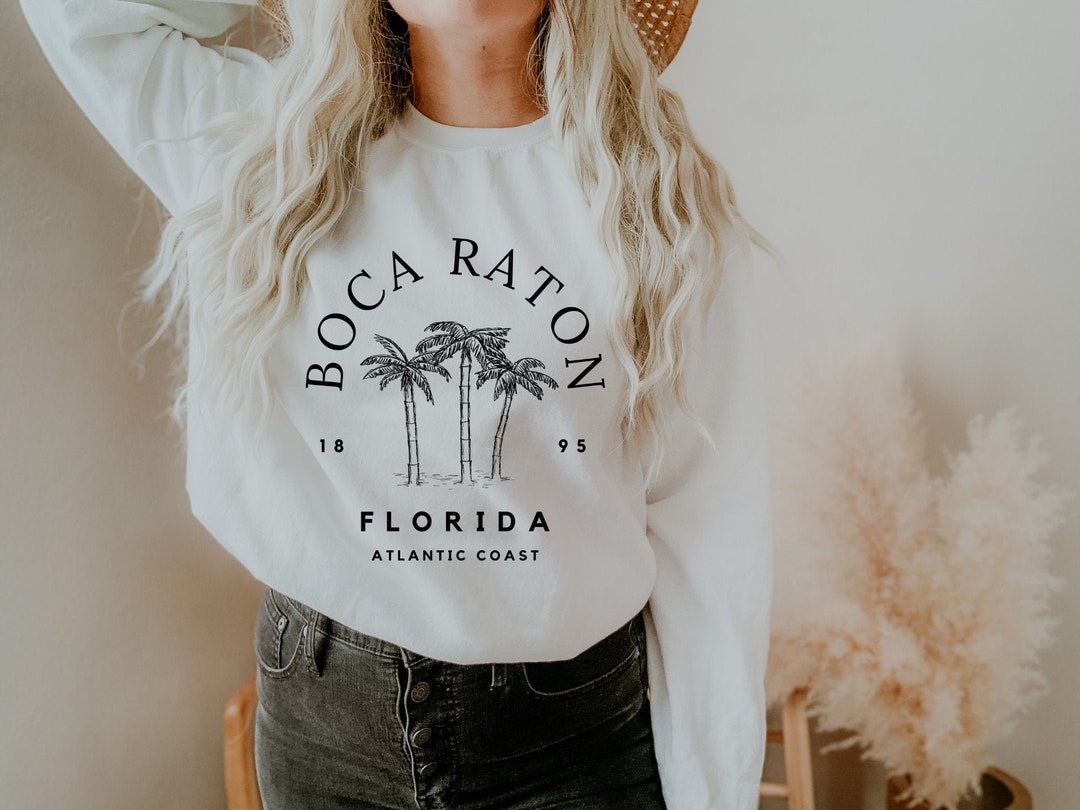 Boca Raton Crewneck, Boca Raton Sweatshirt, Boca Raton Shirt, Boca ...