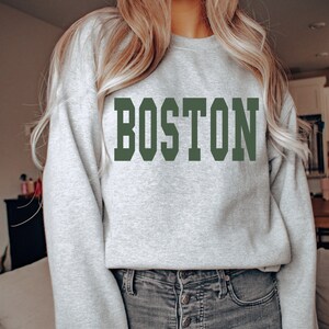 Boston Sweatshirt, Boston Crewneck, Boston Shirt Women, Boston Gifts ...