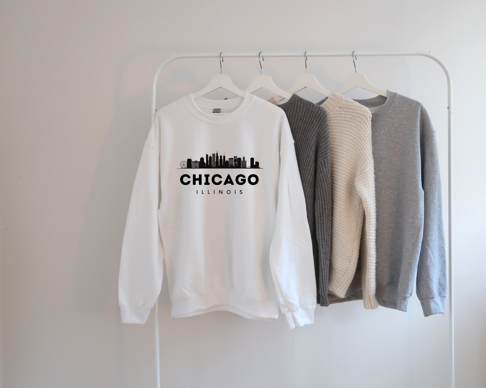 Chicago Sweatshirt Chicago Gift Chicago Illinois Sweatshirt - Etsy