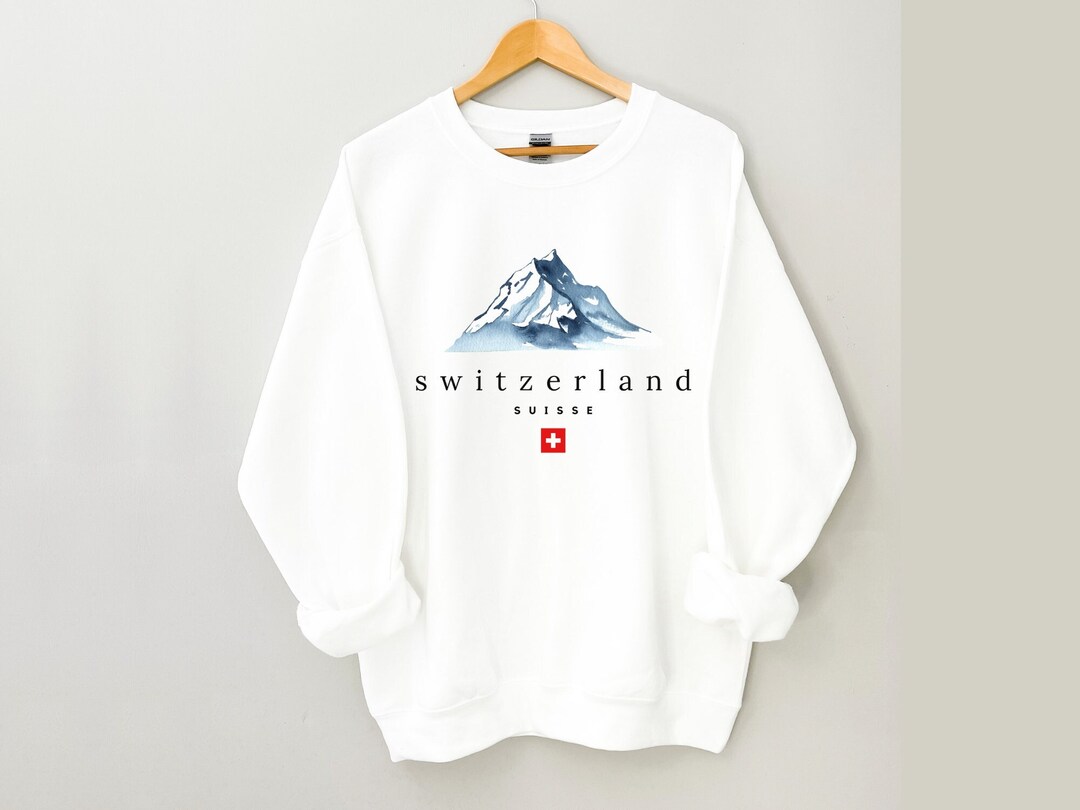 Switzerland Sweatshirt, Switzerland Gifts, Switzerland Crewneck ...