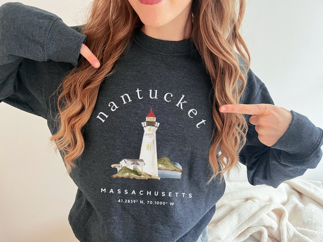 Nantucket Sweatshirt, Nantucket Gifts, Nantucket Crewneck, Nantucket ...