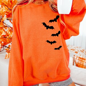 Bat Sweatshirt, Halloween Sweatshirt, Halloween Sweater, Bat Shirt for ...