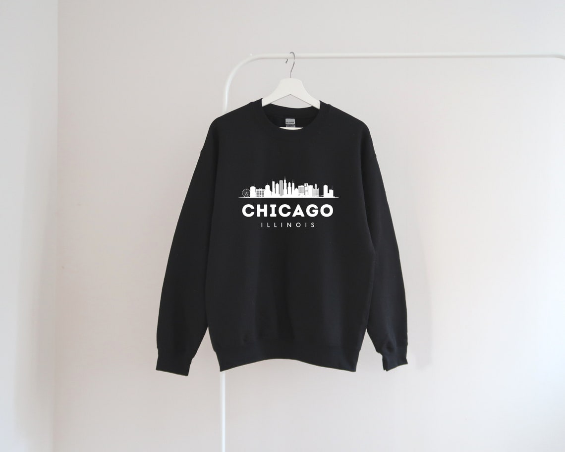 Chicago Sweatshirt Chicago Gift Chicago Illinois Sweatshirt | Etsy