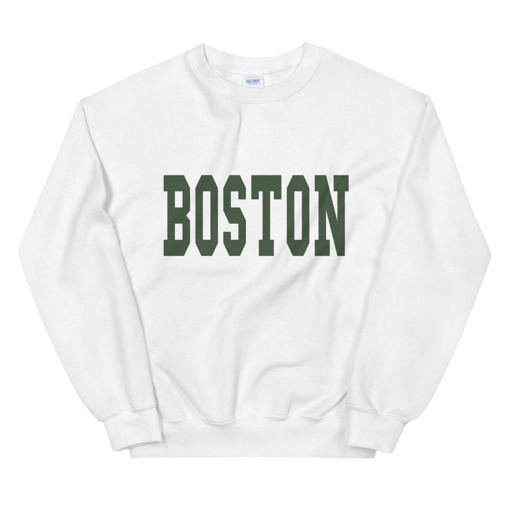 Boston Sweatshirt Boston Crewneck Boston Shirt Women Boston - Etsy