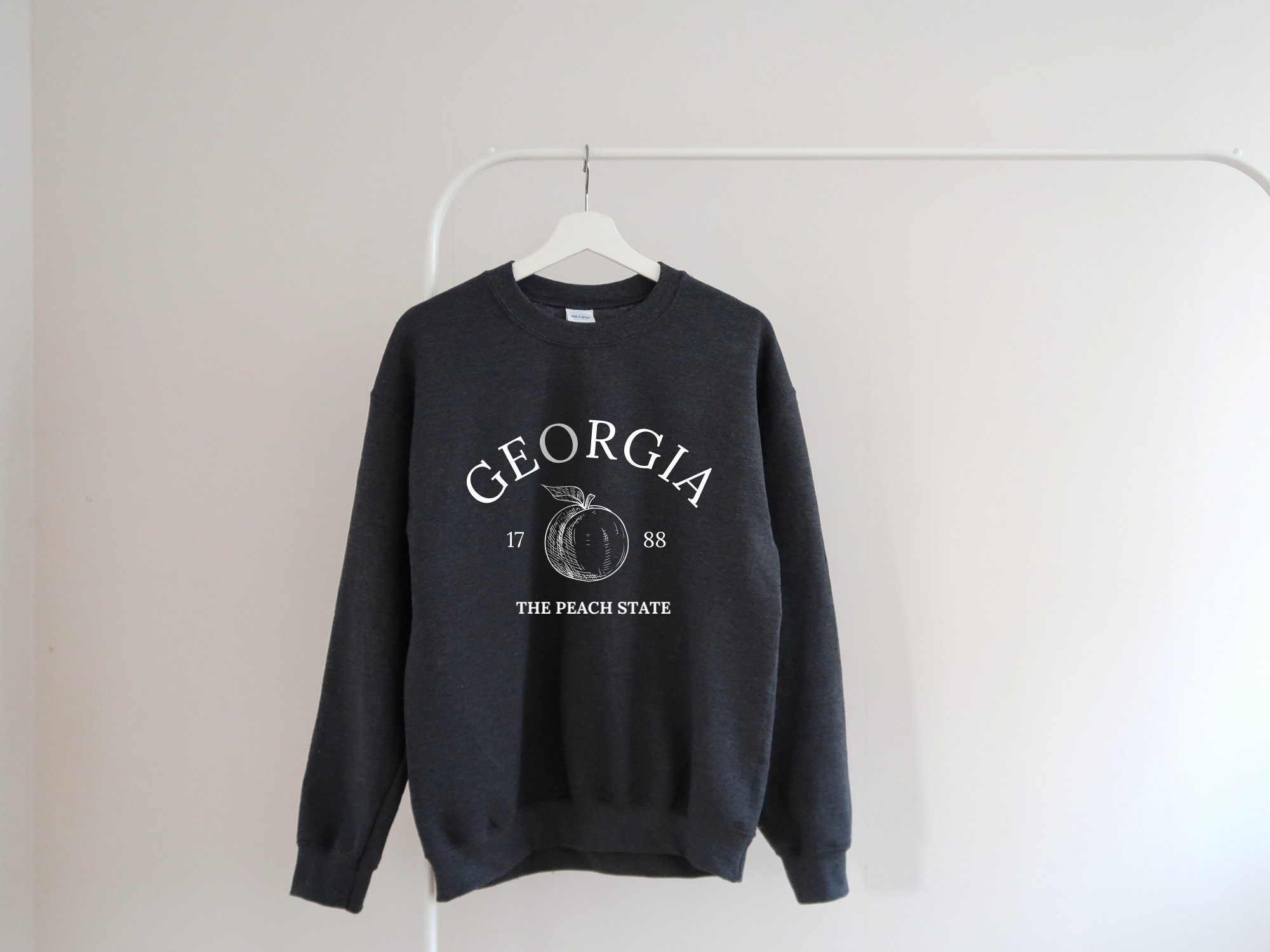 Georgia Sweatshirt, Georgia State Shirt, Georgia Peach Shirt, Georgia ...