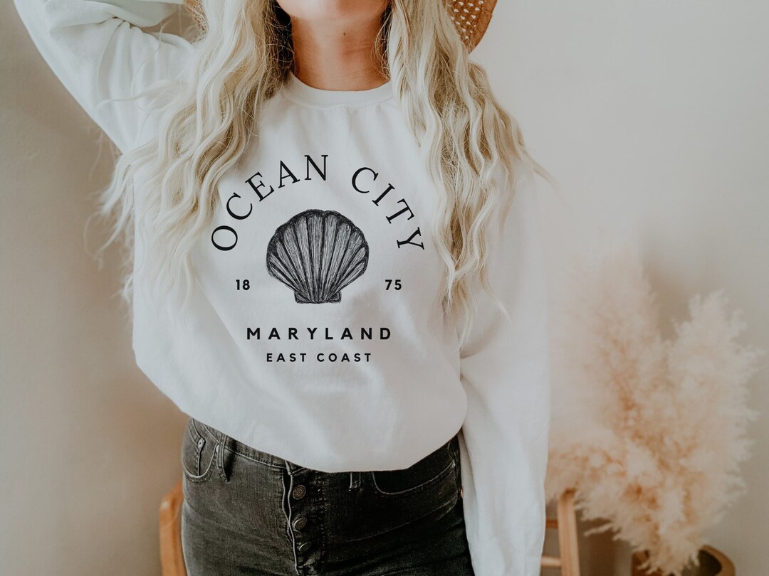 Ocean City Sweatshirt, Ocean City Crewneck, Ocean City Gifts, Ocean ...