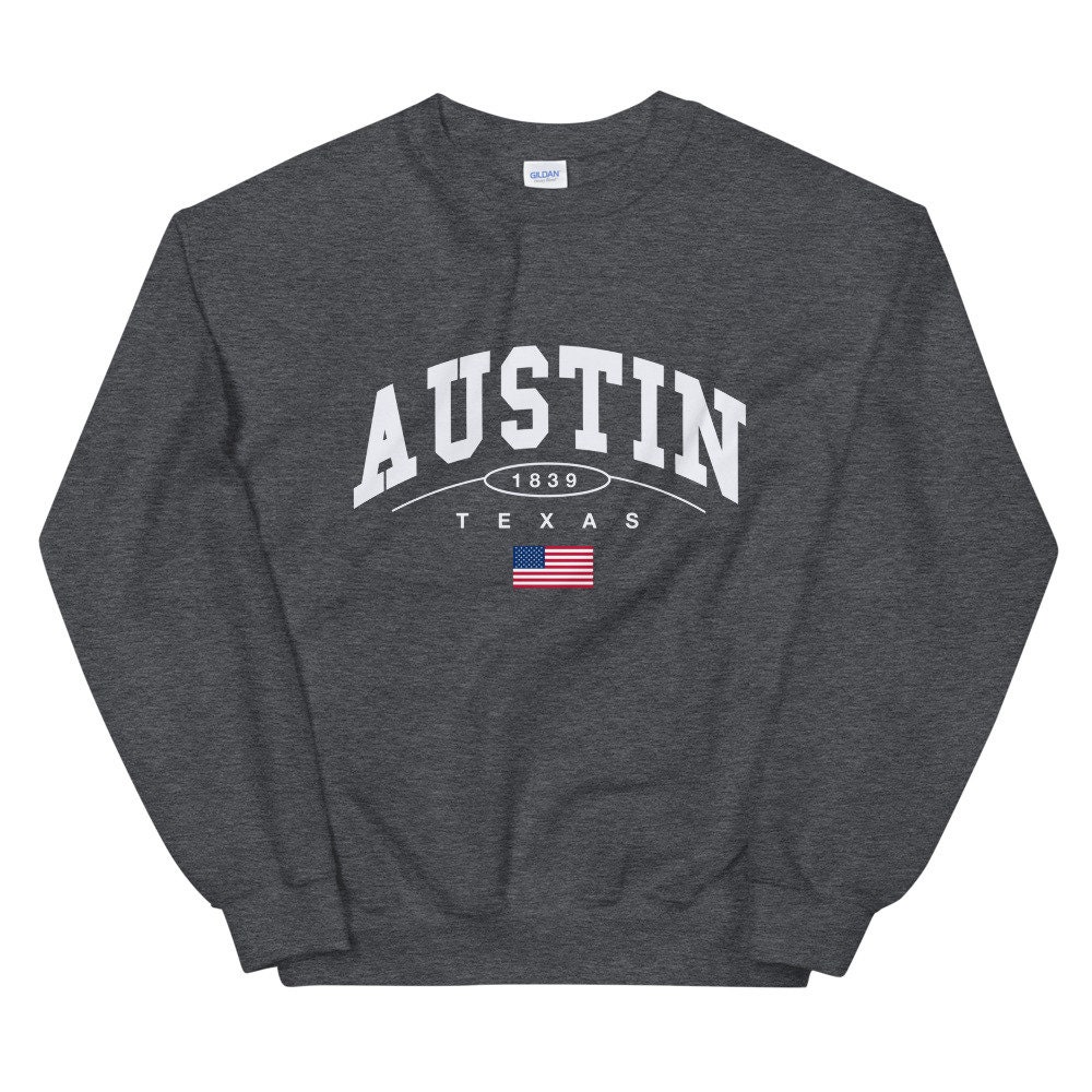 Austin Sweatshirt Austin Shirt Austin Texas Sweatshirt - Etsy España