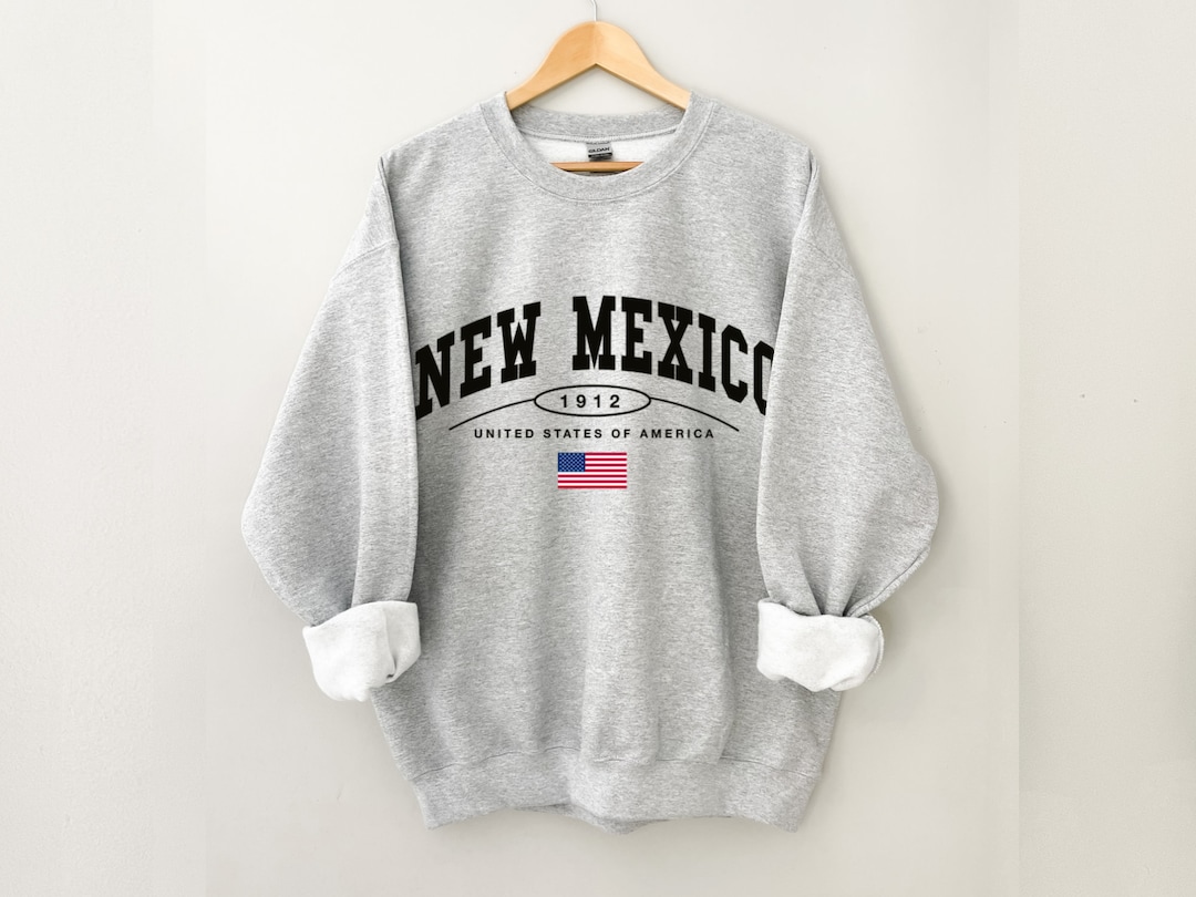 New Mexico Sweatshirt, New Mexico Crewneck, New Mexico Sweater, New ...