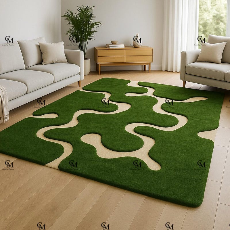 Blob Rug - Etsy