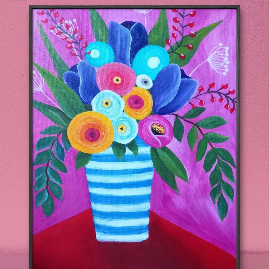 Joyful Flowers - Etsy