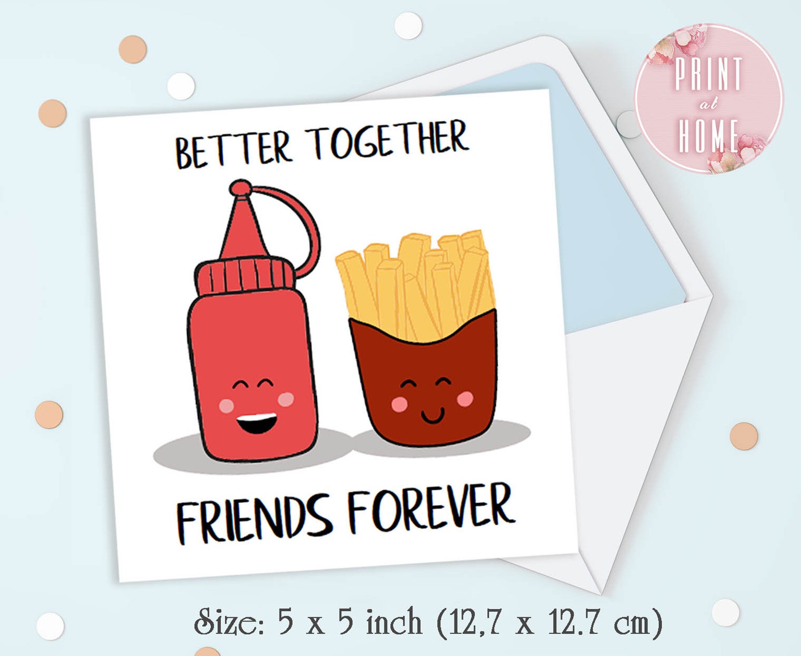 Funny friendship card best friendship ever card for true | Etsy