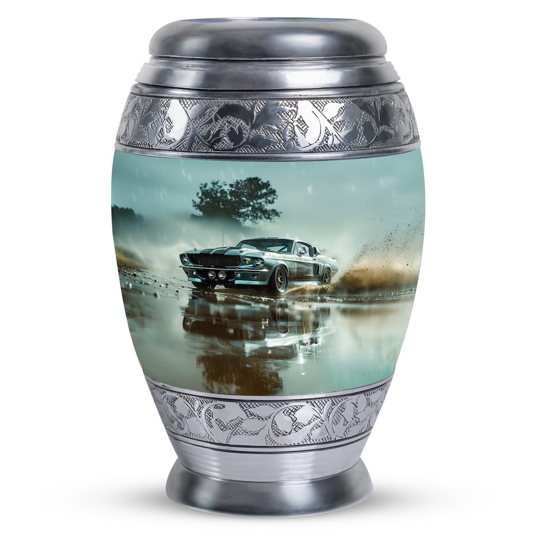 Classic Car Tribute Cremation Urn - Large 10" Adult and 3" Small ...