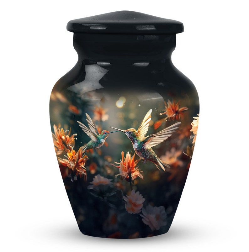 Flying Hummingbird Memorial Urns for Human Ashes, Decorative Urn for ...