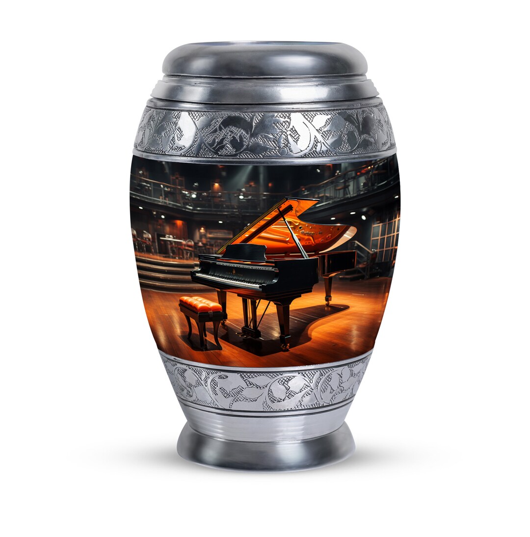 Grand Piano Urns for Human Ashes, Memorial Keepsake Urn for Adults ...