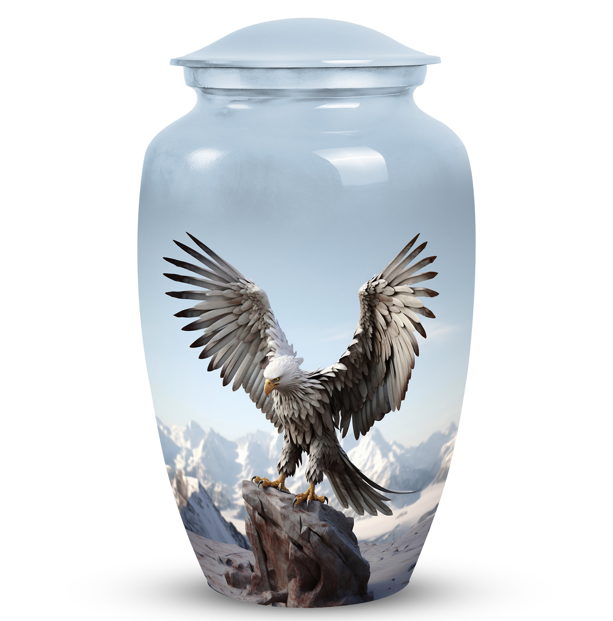 Patriotic Eagle Cremation Urn, Symbol of Courage and Freedom ...