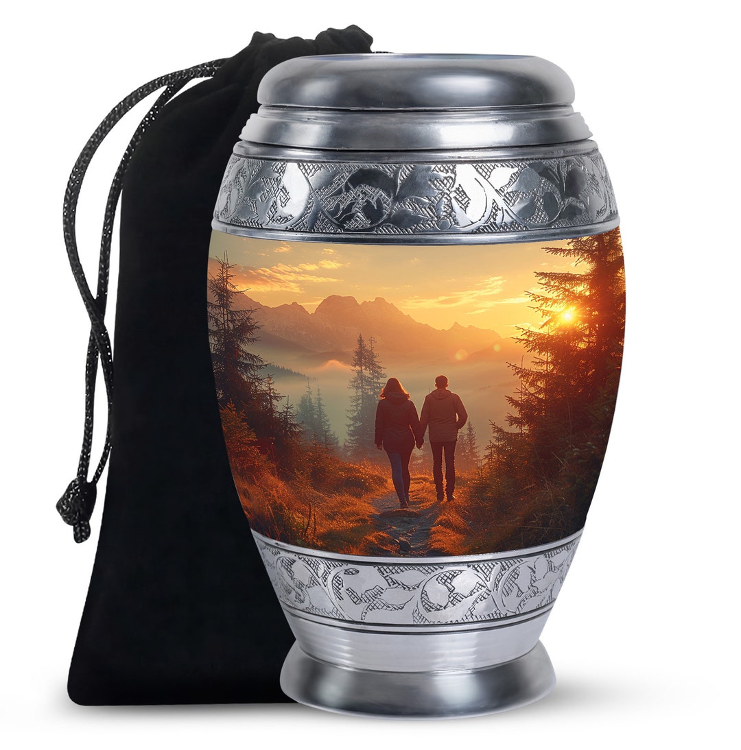 Sunset Journey Urns for Human Ashes, Memorial Keepsake Urn for Adults ...