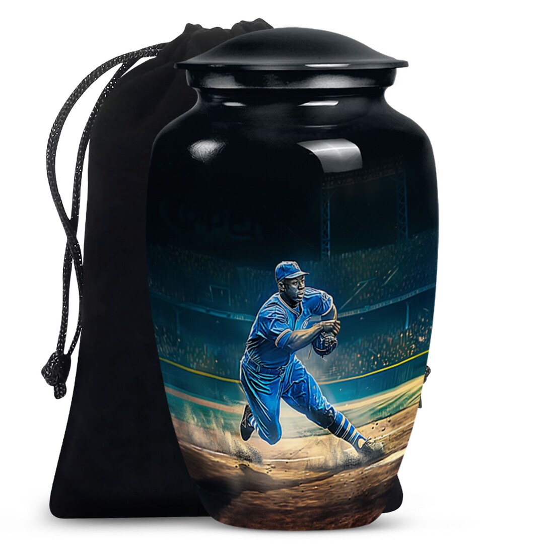 Baseball Memorial Urn for Human Ashes, Cremate Urn for Human Ashes ...