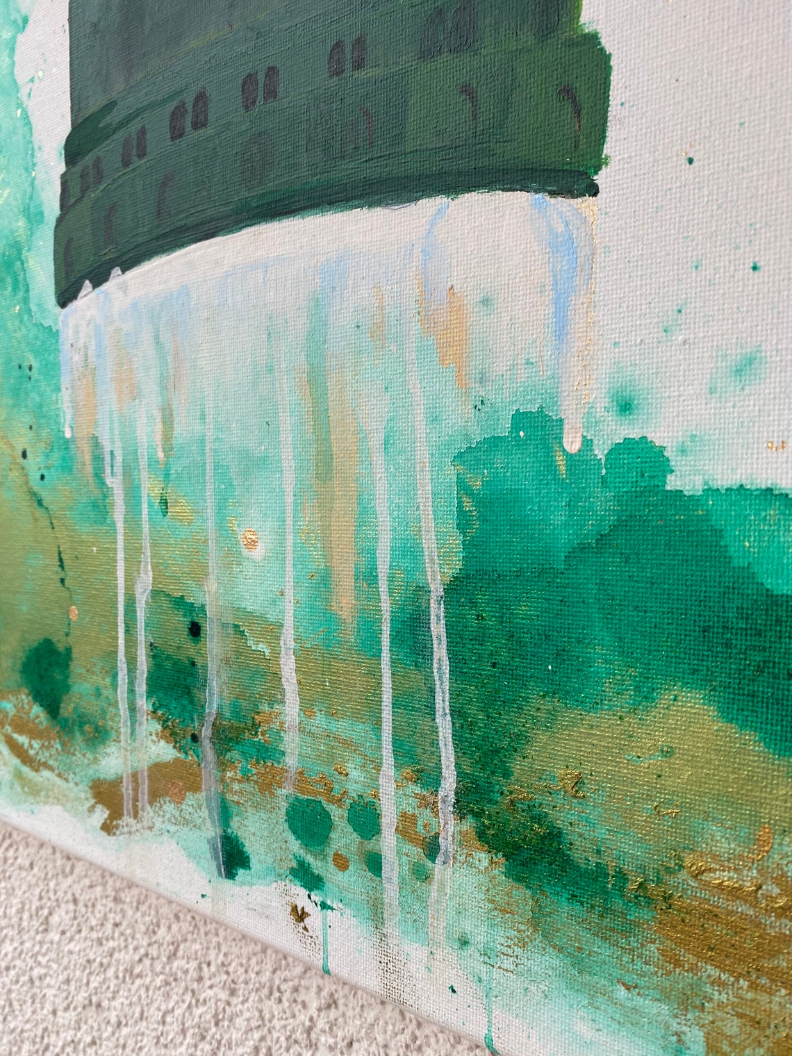 Masjid Al Nabawi Islamic Original Painting Makkah Madina, Aqsa Haram ...