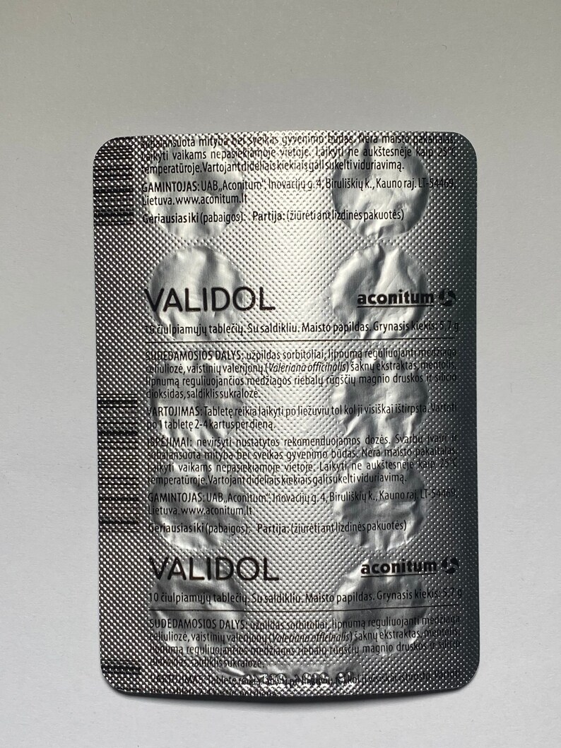 50 Tabs 5 X 10 Tab Validol Validolum Валидол Dietary Food - Etsy