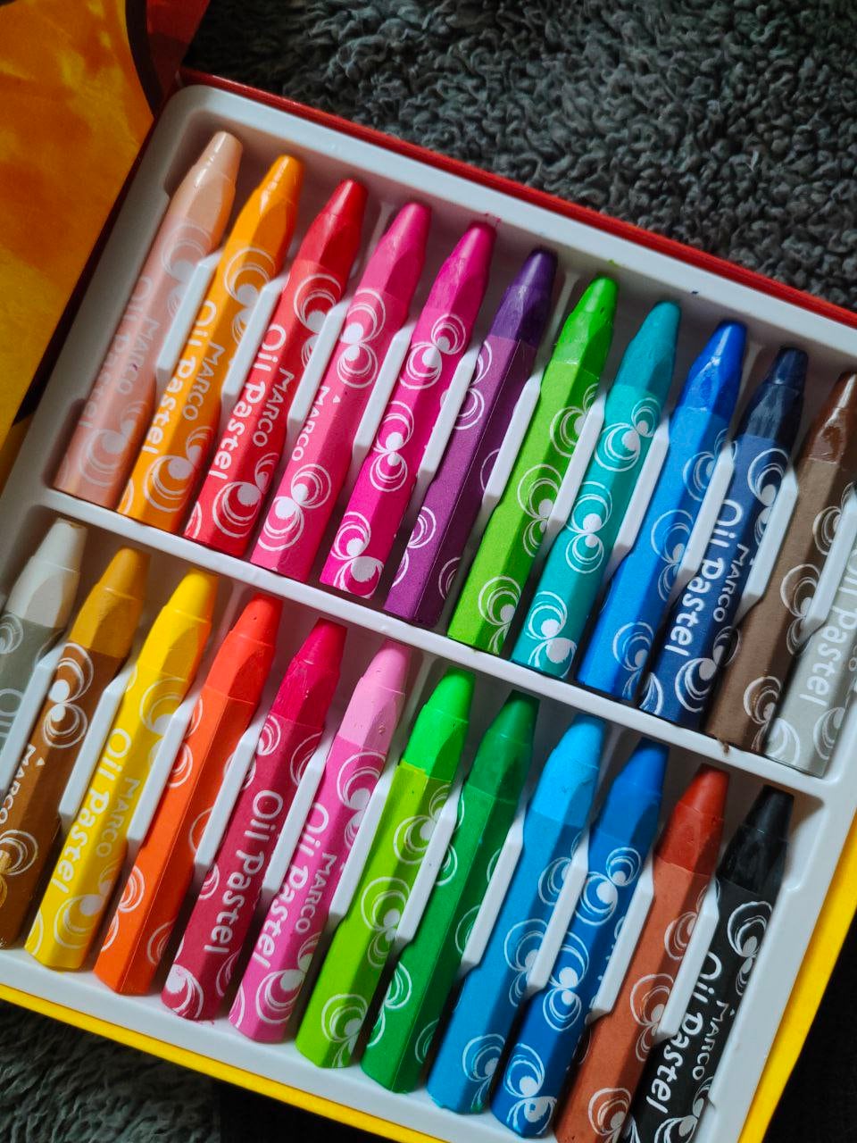 Soft Oil Pastels Set 24/36 Drawing Crayons Art Pastels Colored Crayons ...