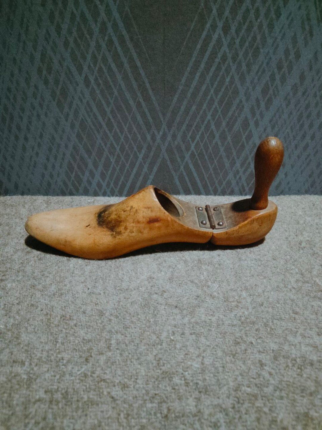 Right Foot Wooden Shoe Block,retro,antique Wooden Molds of Old Cobbler ...