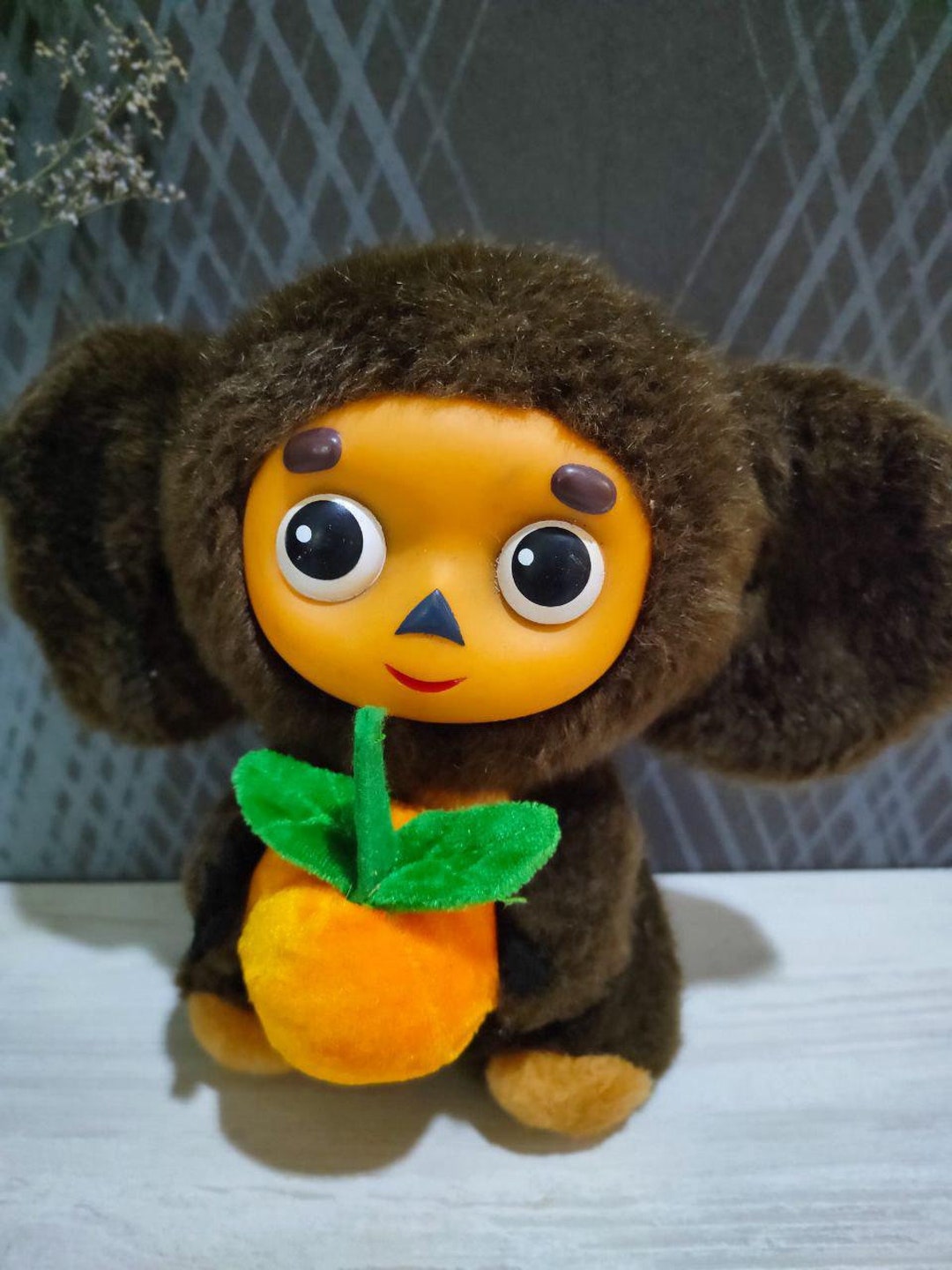 Cheburashka Soviet Plush Toy Vintage,cartoon Character With Orange Doll ...