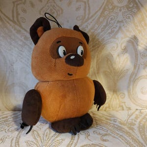 Vintage Vinnie the Pooh Soft Toy Soviet Bear Large 8,5",collector Gift ...