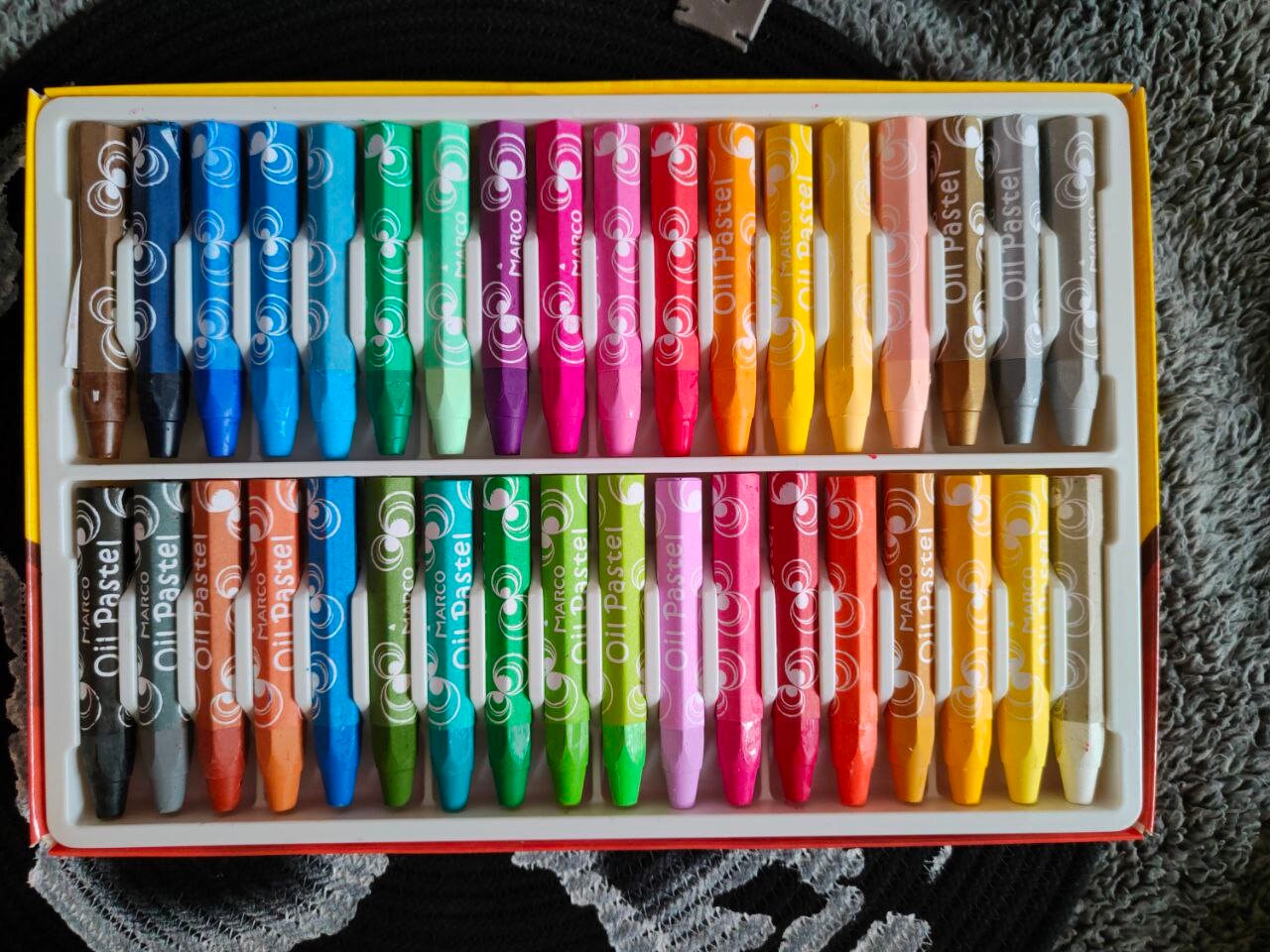 Soft Oil Pastels Set 24/36 Drawing Crayons Art Pastels Colored Crayons ...