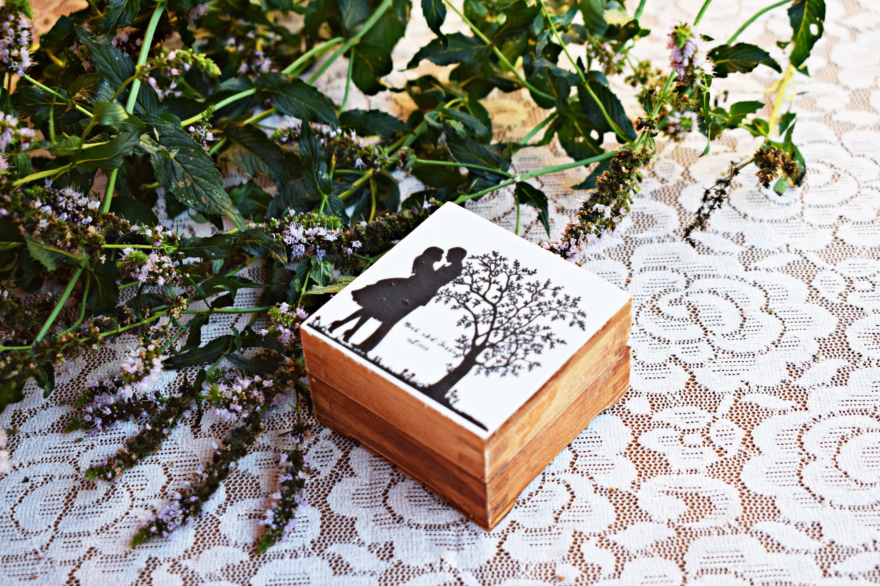 Wedding Tree Ring Box, Tree of Life Ring Bearer Box, Couple Tree Ring ...