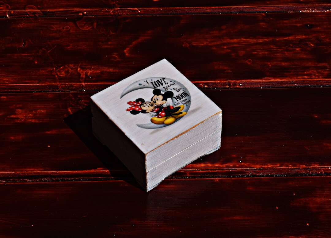 Mickey Mouse and Minnie Mouse Ring Box, Wedding Proposal Box ...