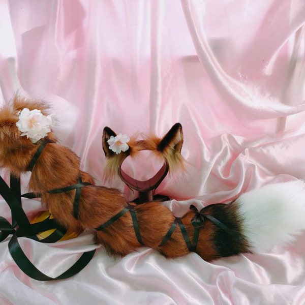 Faux Fur Fox Ears Cosplay - Etsy