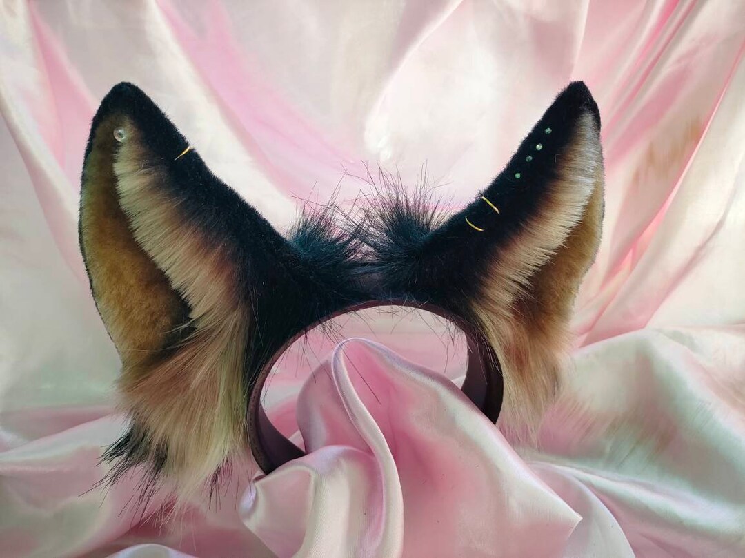 Anubis Lunar Ears Black Ears Headband Fox Ears Cosplay - Etsy