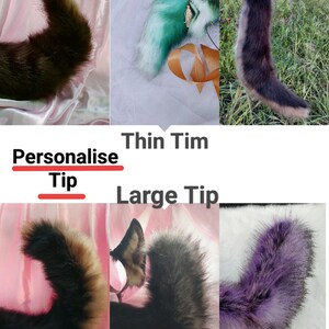 Tail Wolfish Personalise Colours, Fox Wolf Kitten Cat Puppy Dog Faux ...