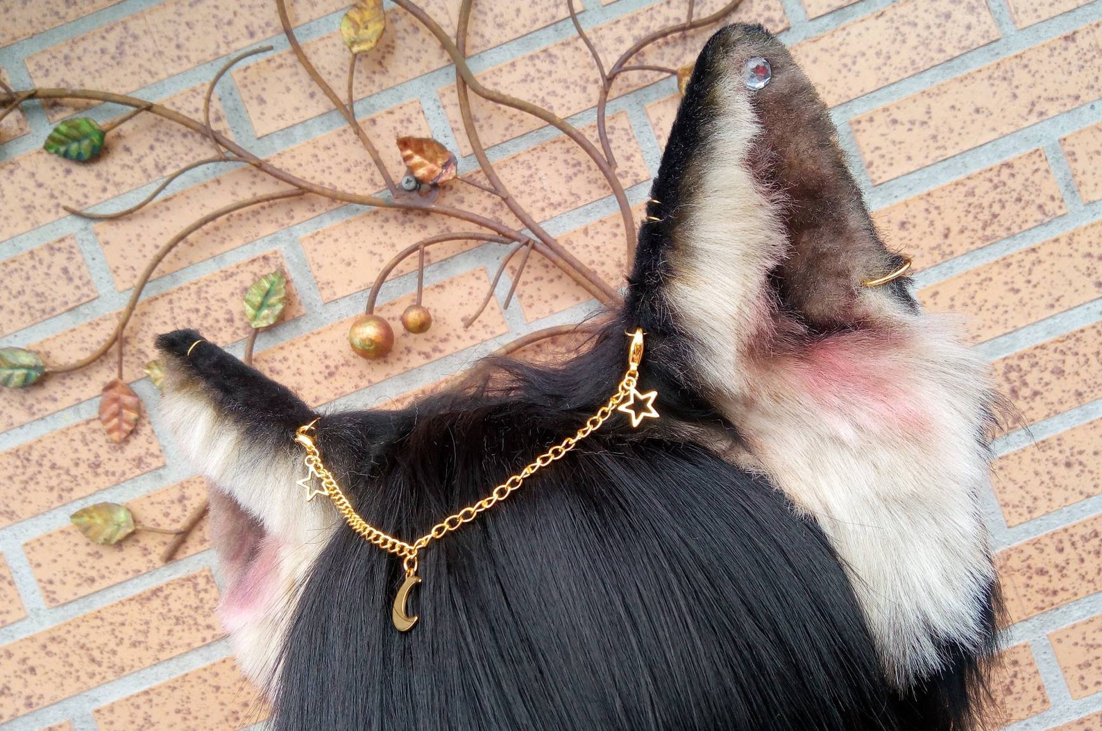 Anubis Lunar Ears Black Ears Headband Fox Ears Cosplay - Etsy