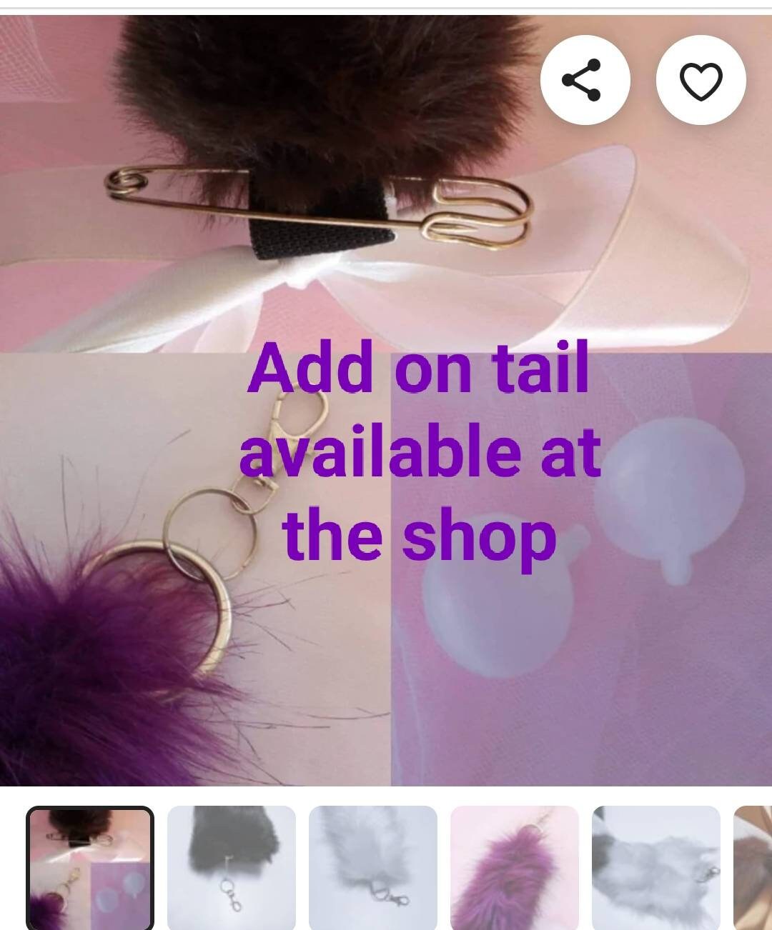 Love Tanuki Ears Tail Raphtalia Cosplay Round Ears Headband - Etsy