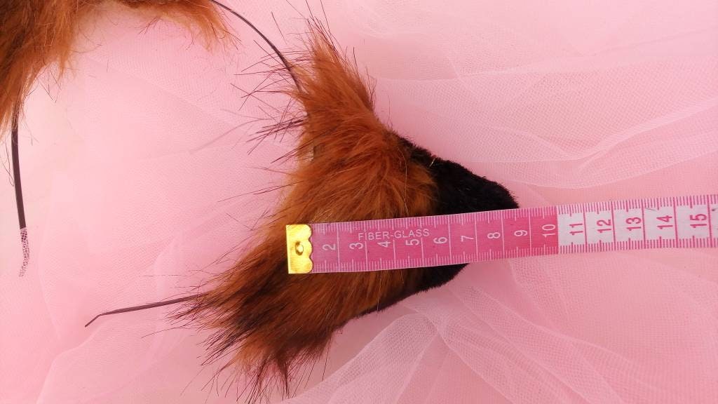 Red Fox Ears Tail Ginger Flopped Ears Floppy Dog Puppy Ears - Etsy