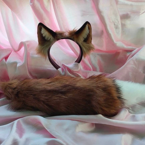 Red Fox Tail - Etsy
