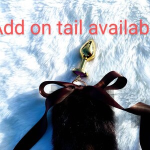 Furry Tail, Fox Tail, Dog Tail, Wolf Tail Brown/ginger Tail Wired or ...