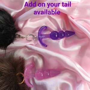 Furry Tail, Fox Tail, Dog Tail, Wolf Tail Brown/ginger Tail Wired or ...