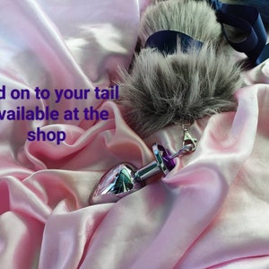 Furry Tail, Fox Tail, Dog Tail, Wolf Tail Brown/ginger Tail Wired or ...