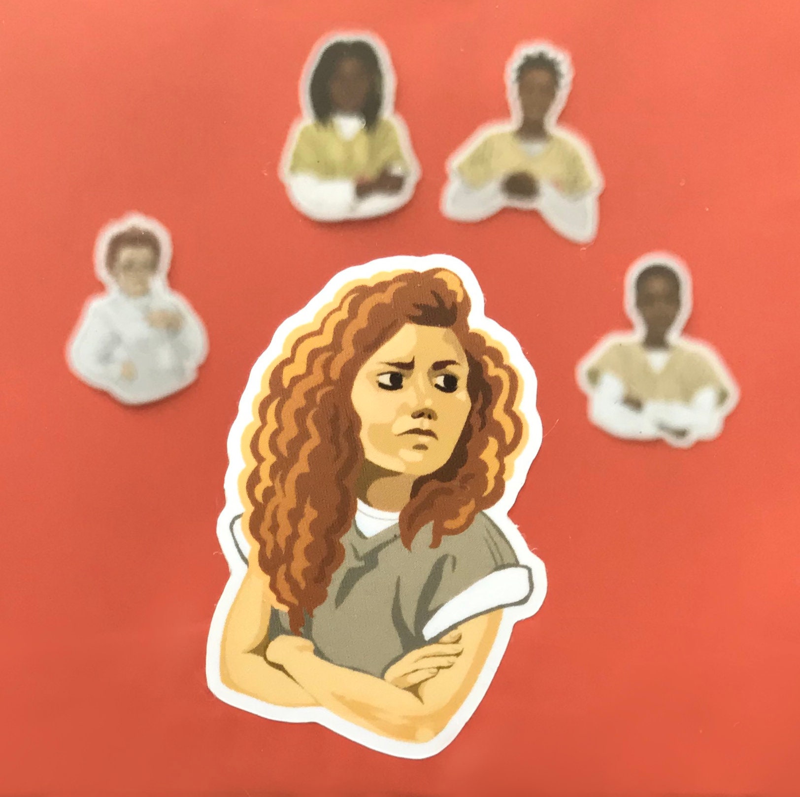 Sticker Pack Orange is the New Black Inspired OITNB All Five - Etsy