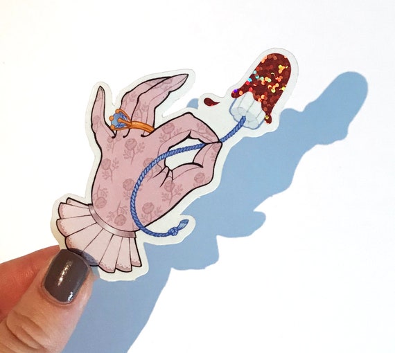 Glitter Tampon Sticker Scratchproof Vinyl Laptoplabel Feminist - Etsy