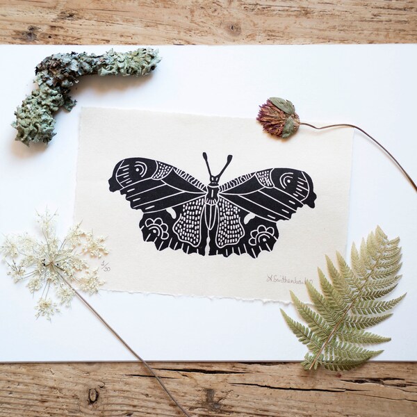 Japanese Lino Cut - Etsy