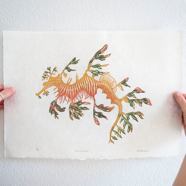 Dragon Lino Print - Etsy Ireland