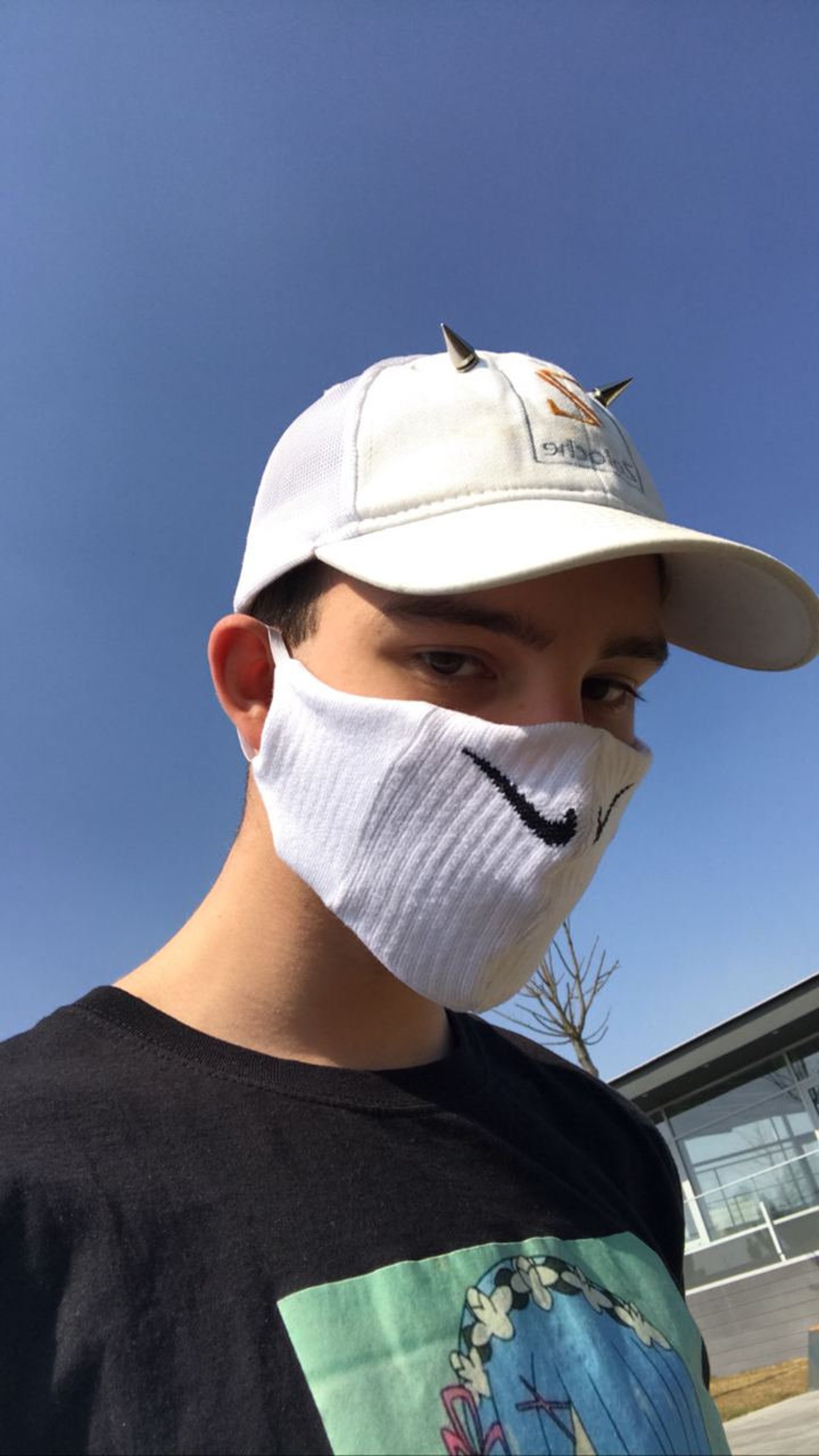 Recycled Nike Handmade face mask Hypebeast unique mask | Etsy