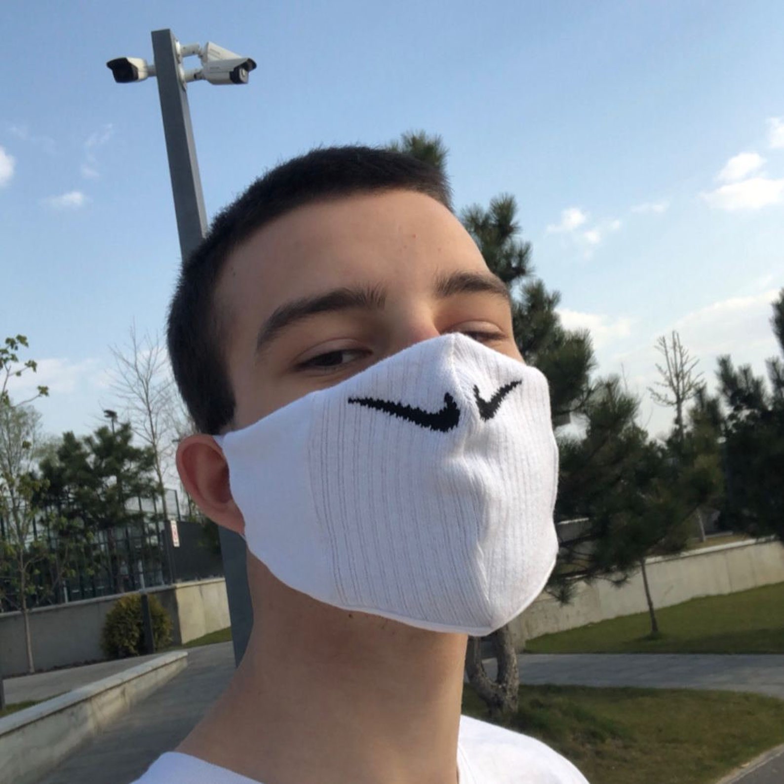 Recycled Nike Handmade face mask Hypebeast unique mask | Etsy