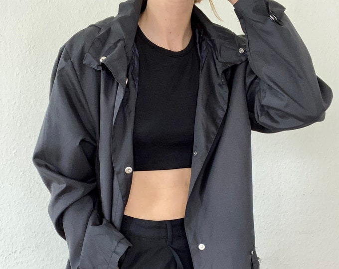 Beautiful Black Vintage Jacket 90s - Etsy