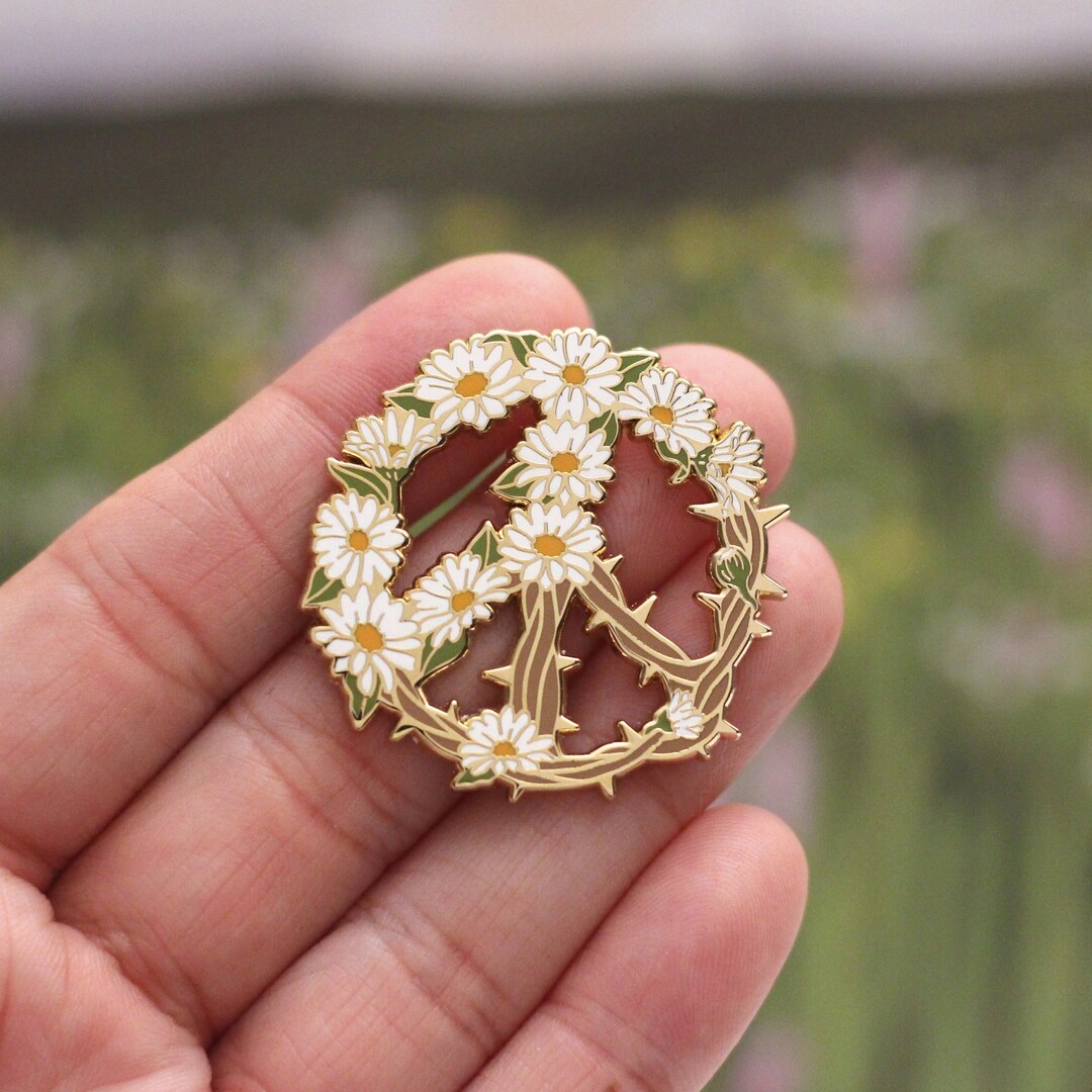 Thorns & Peace Hard Enamel Pin clearance - Etsy