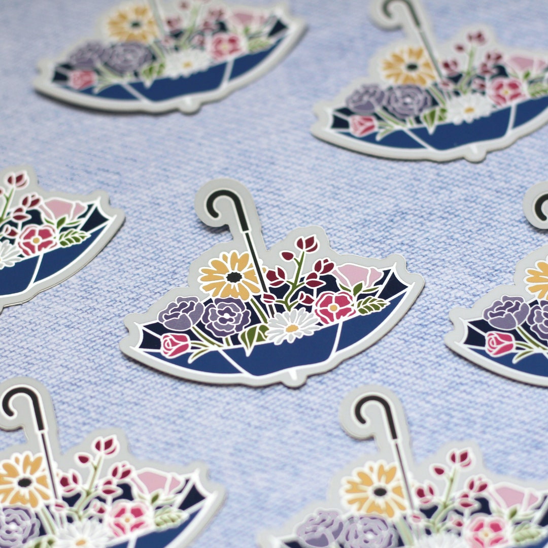 Midnight Rain Sticker, Matte Metallic - Etsy