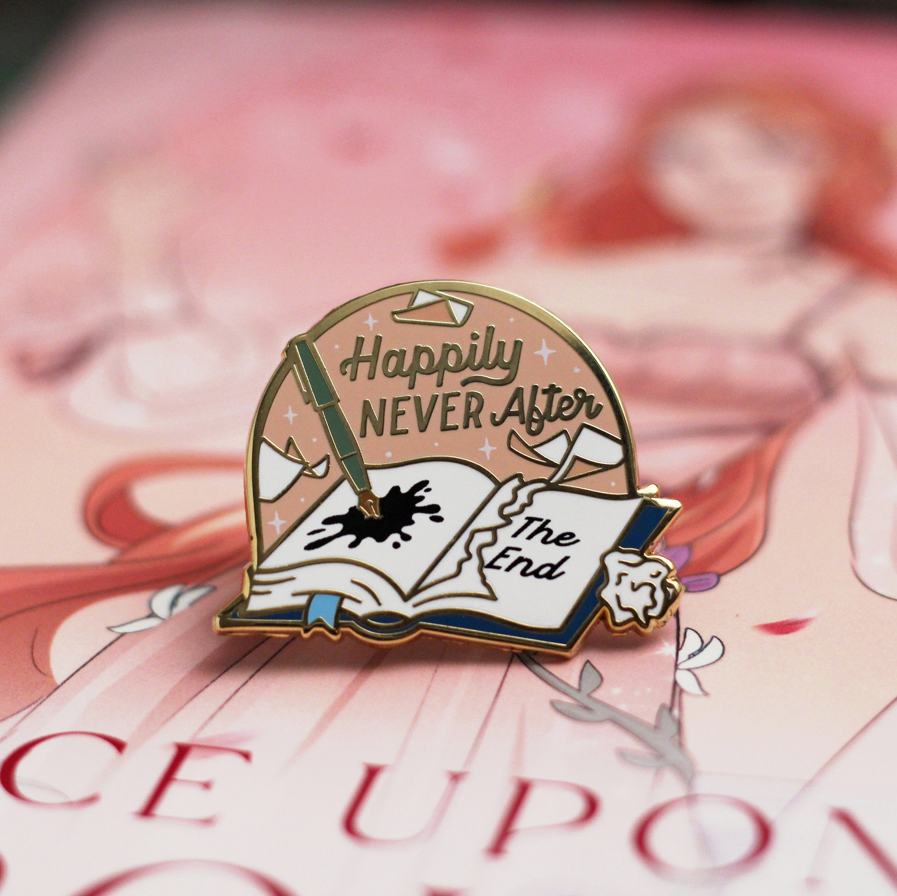 Happily Never After Hard Enamel Pin - Etsy